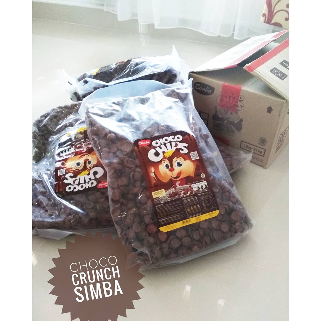 Jual Choco Chips / Choco Crunch / Choco Simba Reacheese Nabati 950gr ...