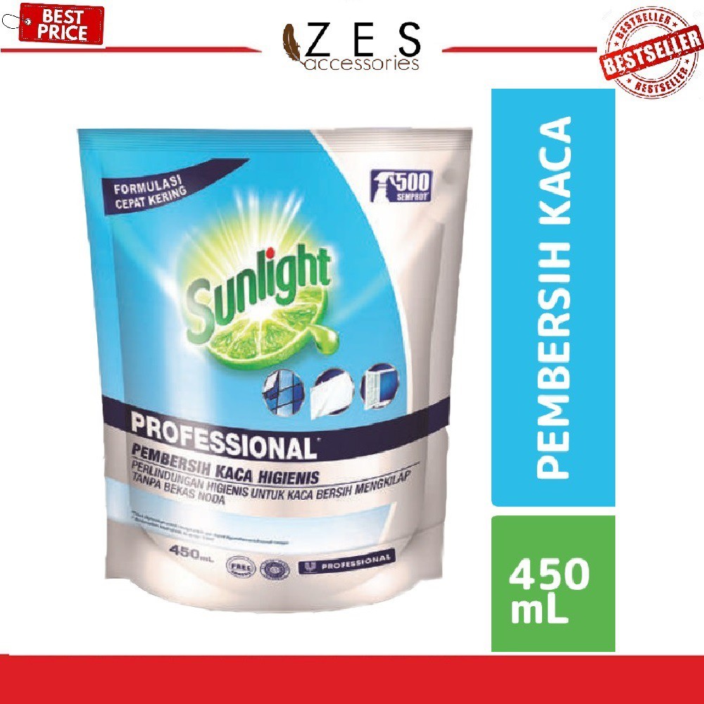 Jual Sunlight Pembersih Kaca Higienis 450 ML | Shopee Indonesia