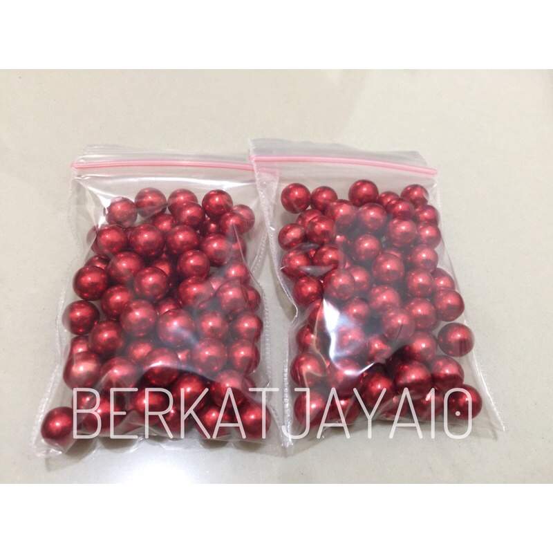 Jual Sprinkle Mutiara Pearl Red Merah Edible 20gr Dekorasi Kue Topping ...