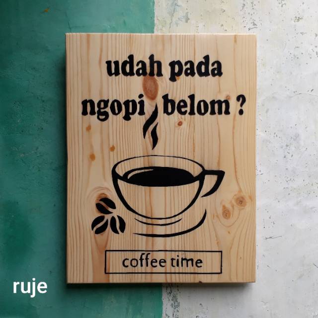 Jual Poster kayu vintage kopi | Shopee Indonesia