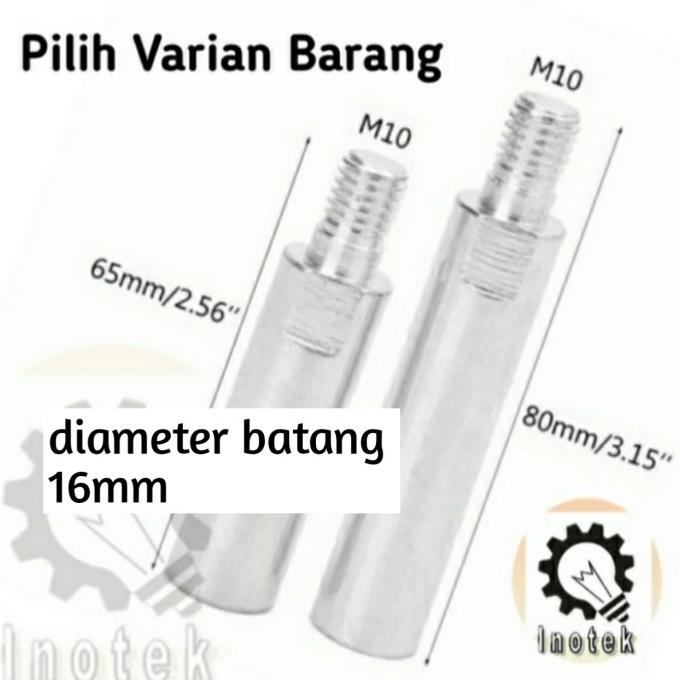 Jual Adaptor Gerinda Jadi Mesin Poles - Extension Shaft For Angle ...