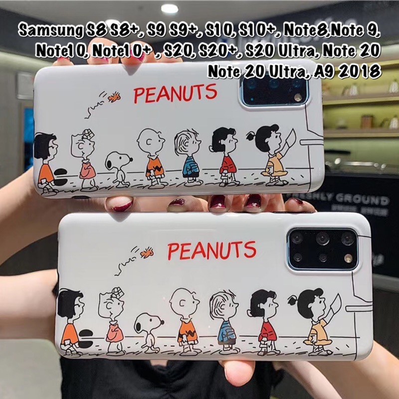 Jual Snoopy Peanuts Case Samsung S20 S10 S9 S8 S20+ S10+ S9+ Note 20 Ultra Note20 Note 8 s8 Plus ...