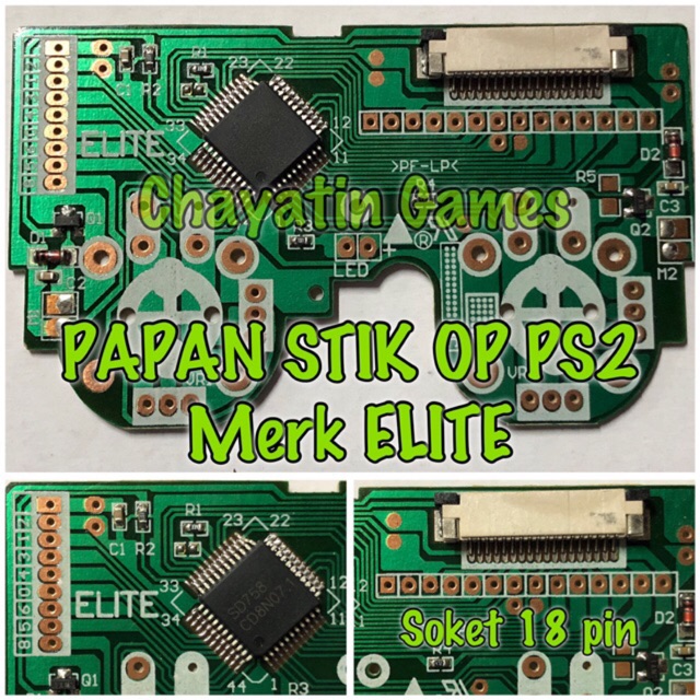 Jual PAPAN PCB STIK PS2 OP / ORI PABRIK (ELITE) | Shopee Indonesia