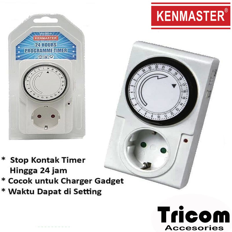 Jual Stop Kontak Timer Analog mengatur Waktu Listrik 24jam | Shopee ...