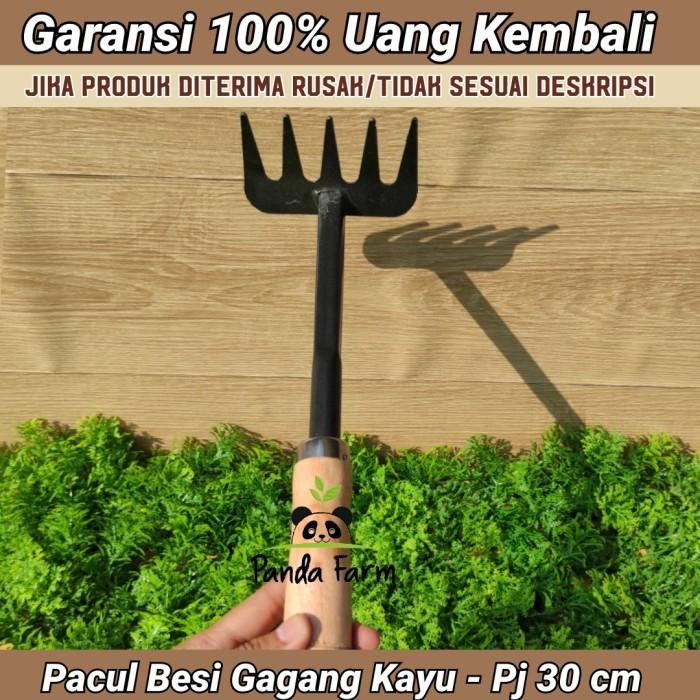 Jual Cangkul Garpu Besi Gagang Kayu Tebal Kokoh Berkualitas - Pj 30 Cm ...