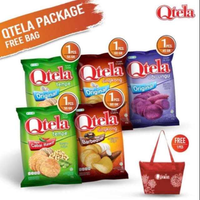 Jual QTELA PACKAGE (FREE BAG) | Shopee Indonesia