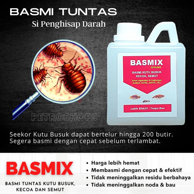 Jual BASMIX 500 : Pembasmi Kutu Busuk Tumila Kepinding Tinggi Kupret ...