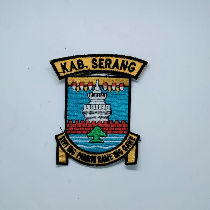 Jual Logo Bordir Kabupaten Serang / Logo Kabupaten Serang / Bordir Logo ...