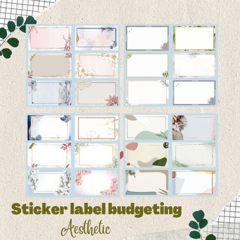 Jual STIKER BUDGETING DOMPET DISIPLIN PINTAR PENGATUR KEUANGAN | Shopee ...