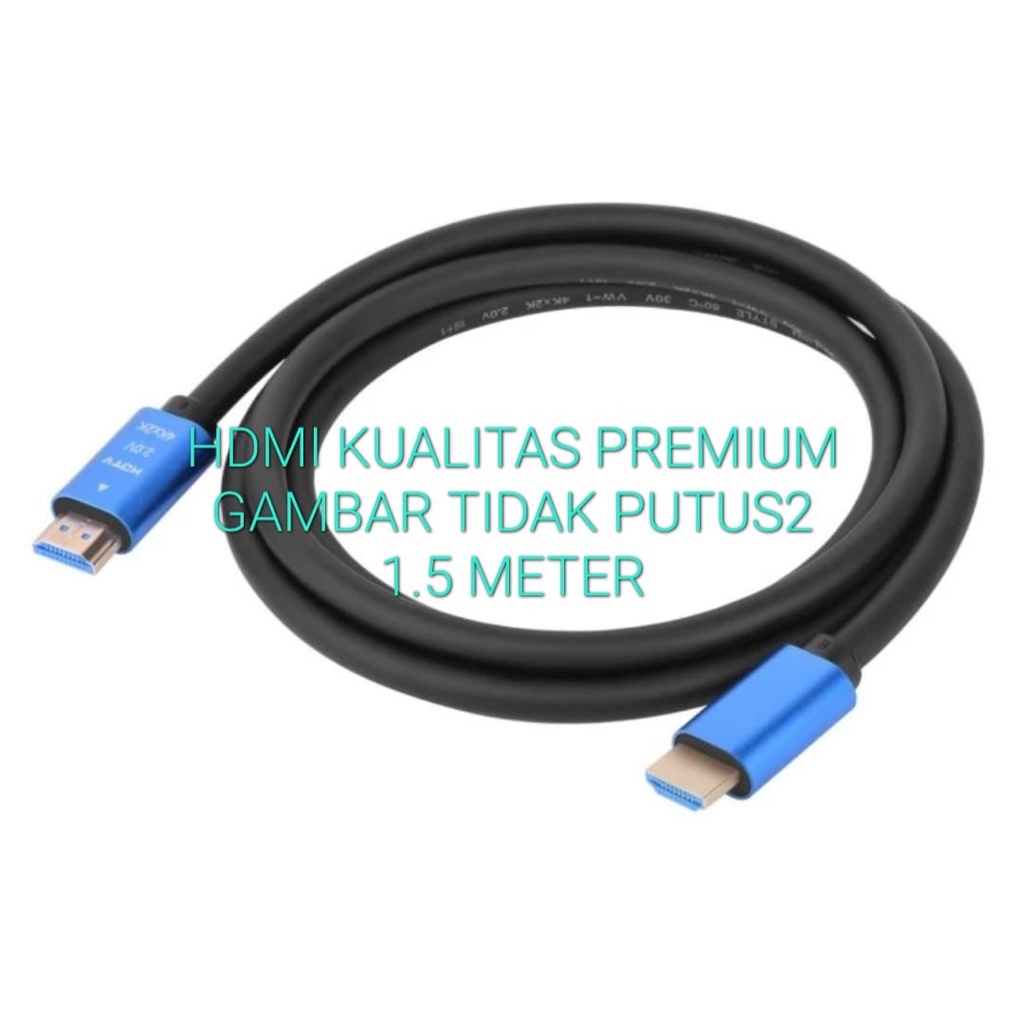 Jual G646 ORIGINAL KABEL HDMI 1.5 M 4K METER CABLE TV TELEVISI PS GAME ...