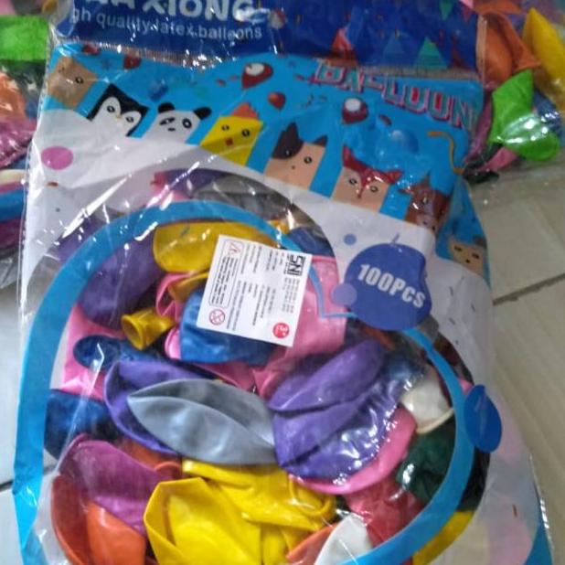 Jual Balon Metalic Isi 100Pcs | Shopee Indonesia