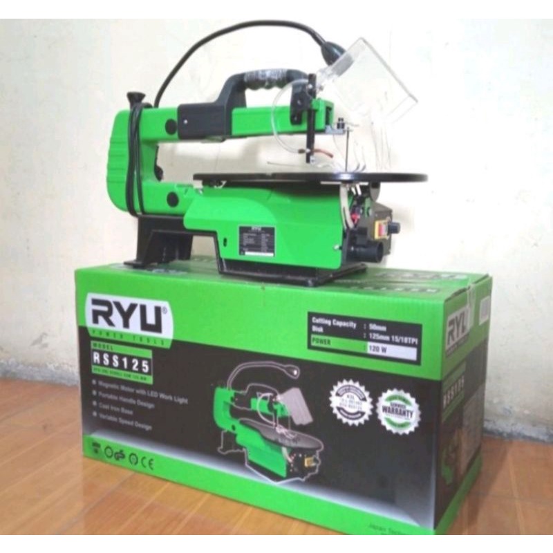 Jual RSS125 MESIN SCROLL SAW GERGAJI KAYU TRIPLEK 16" 16 " RYU RSS 125 ...