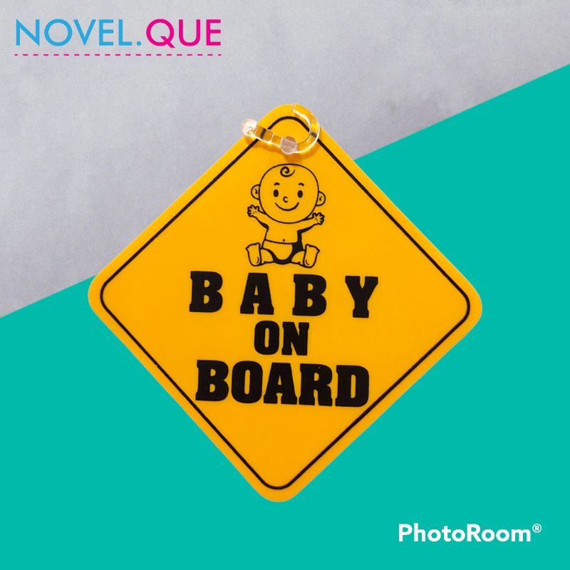 Jual Signage PVC - Baby On Board | Shopee Indonesia