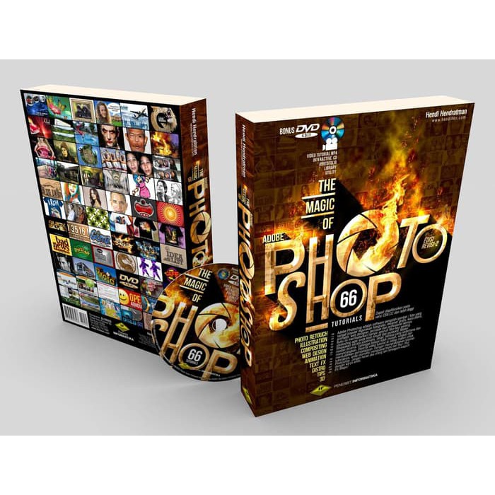Jual Buku Photoshop DVD Video Tutorial CS6 & CC Terlengkap Pemula BKIL ...