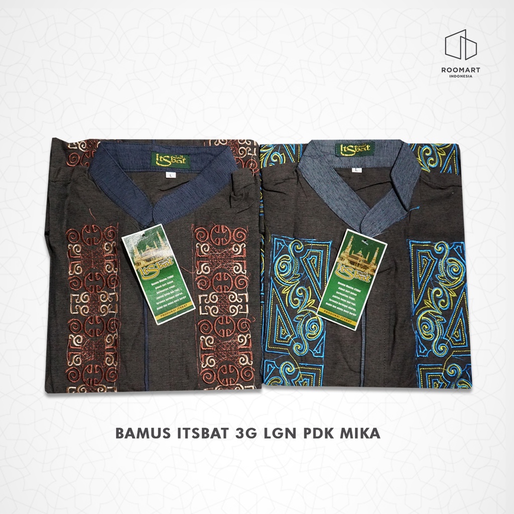 Jual Baju Muslim Baju Koko Itsbat Lengan Pendek Mika | Shopee Indonesia