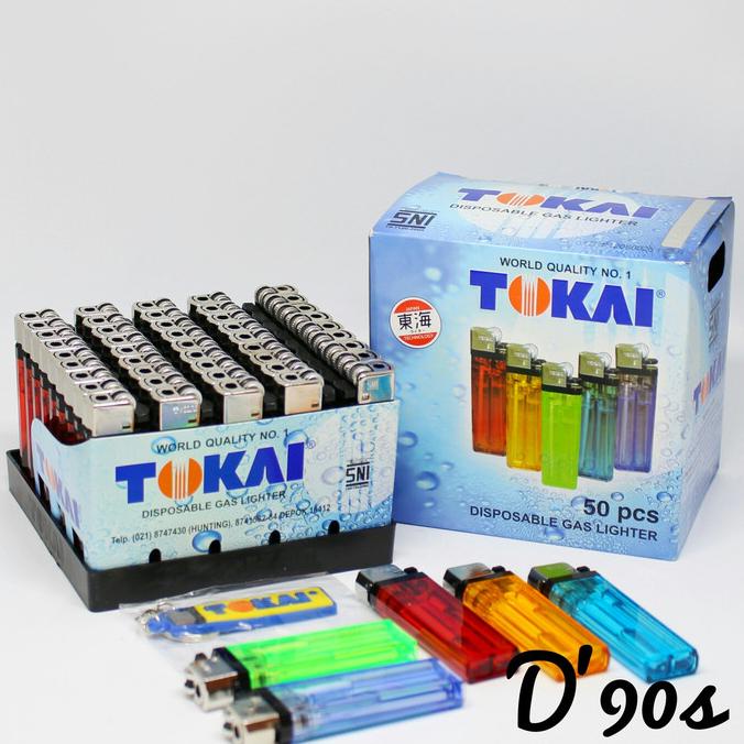 Jual Korek Api Gas Merk Tokai Isi 50 Pcs | Shopee Indonesia