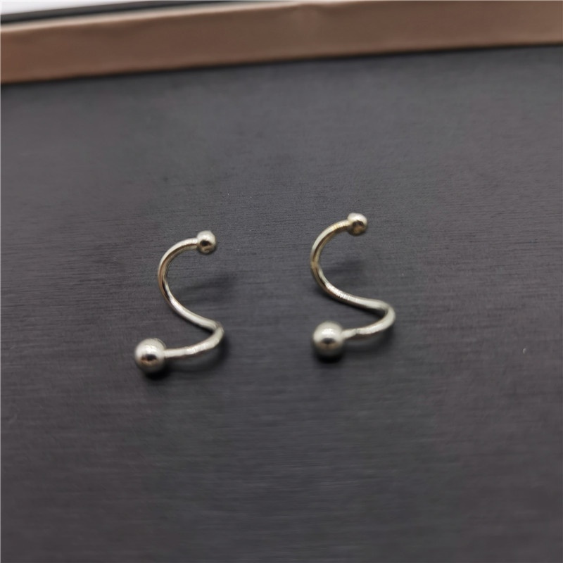 Jual 1 Pasang Anting-Anting Sederhana Baru Kepribadian Wanita Minoritas Double Spiral Ear Studs ...