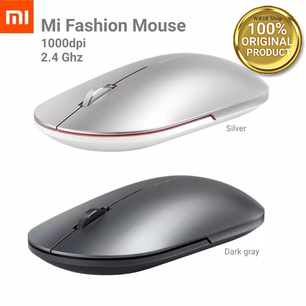 Jual ORIGINAL Xiaomi Mi Fashion Mouse Wireless Bluetooth 1000dpi 2.4GHz ...