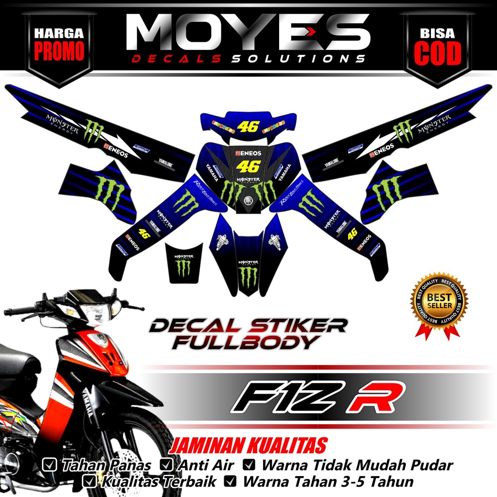 Jual Decal F1Z R - Decal Stiker yamaha F1ZR Motif Racing | Shopee Indonesia