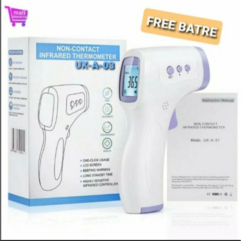 Jual Termometer Digital Infrared Non Kontak | Shopee Indonesia