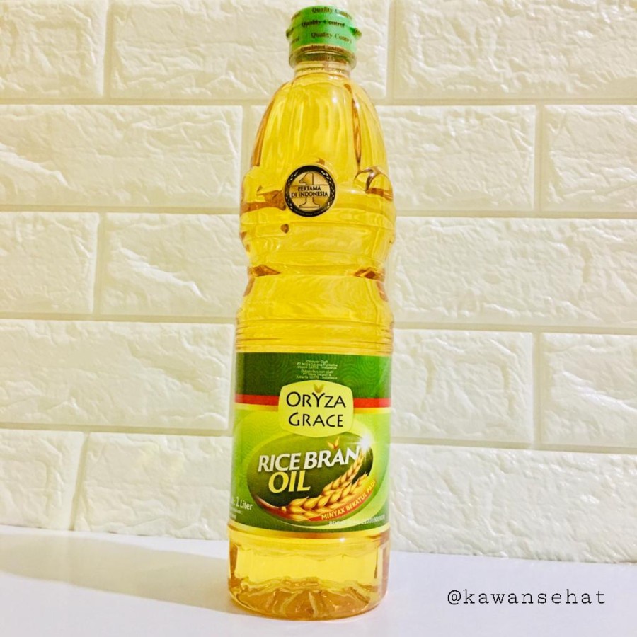 Jual Oryza Grace Rice Bran Oil 1L | Minyak Goreng Sehat | Minyak Beras Bekatul | Shopee Indonesia