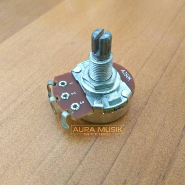 Jual Potensio Gitar dan Bass 250 K Split Shaft | Shopee Indonesia