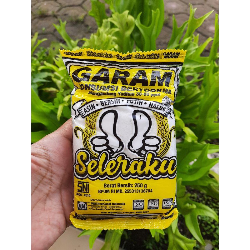 Jual SS015 garam dapur / garam lembut cap seleraku 250g | Shopee Indonesia