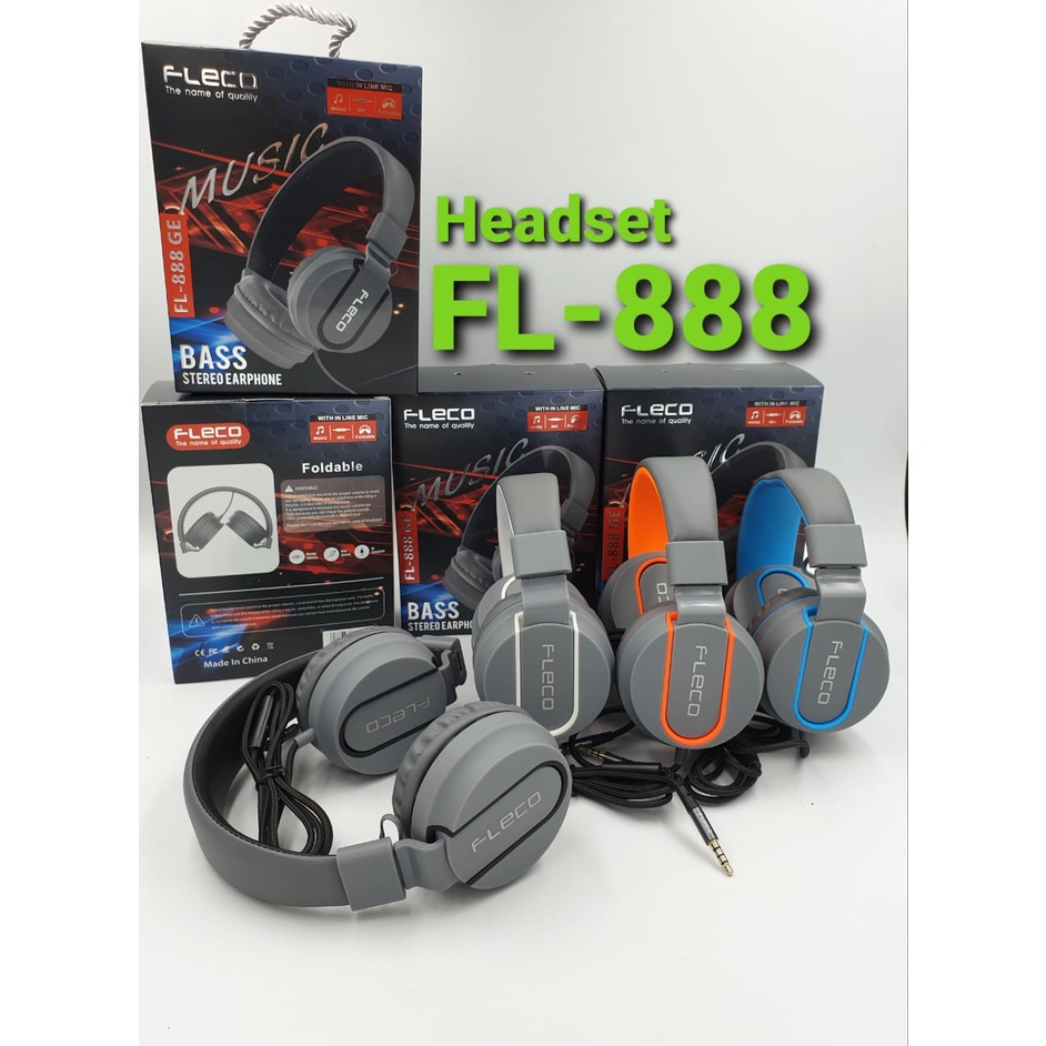 Jual COD READY~Headset handset hanset bando fleco FL-880 GAMING/FL-888 ...