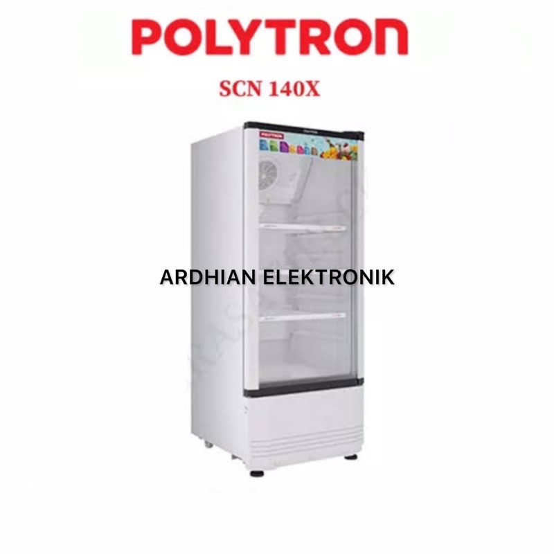 Jual SHOWCASE POLYTRON SCN 140 X & SCN 141 X 3 Rak 140 Liter TERBARU ...