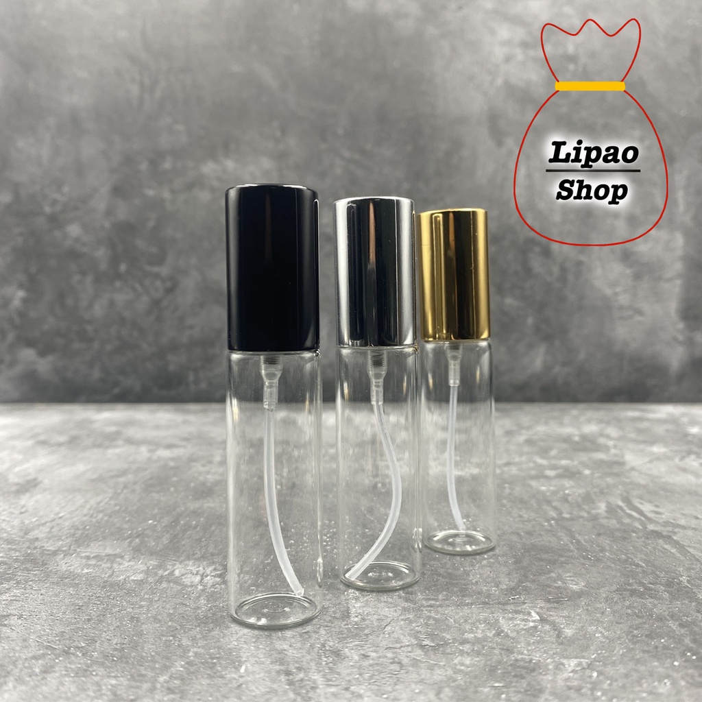 Jual Botol Spray Kaca 10ml Tutup Metal / Parfum / Travel Share in Jar | Shopee Indonesia