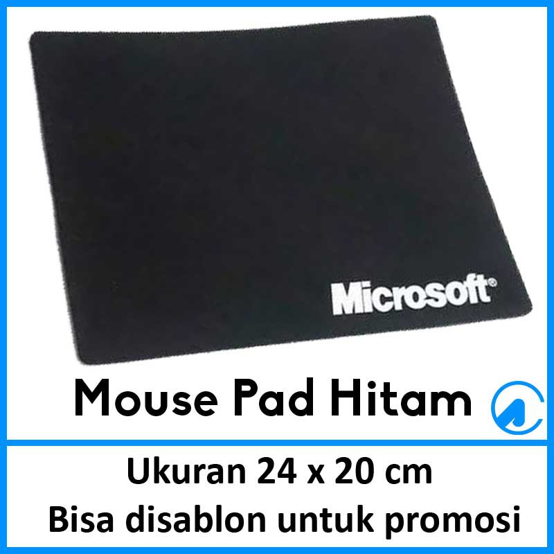 Jual Mouse Pad Hitam Polos (24 x 20 cm) | Shopee Indonesia