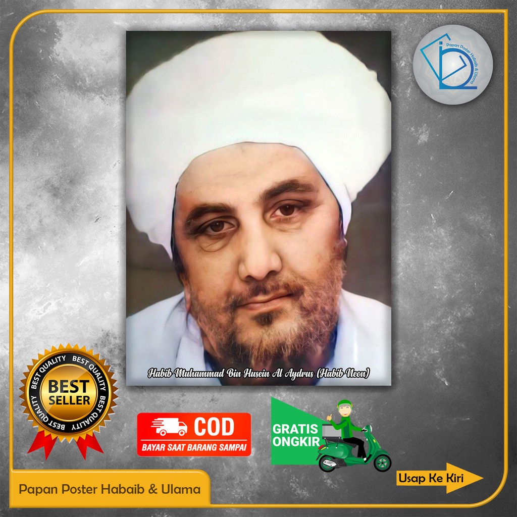 Jual Papan Poster Habib Muhammad Bin Husein Al Aydrus (Habib Neon ...