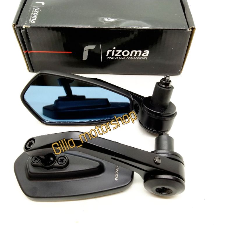 Jual Spion Jalu Oval Rizoma SH-5003 Bar End Mirror Blue Rizoma Nmax ...