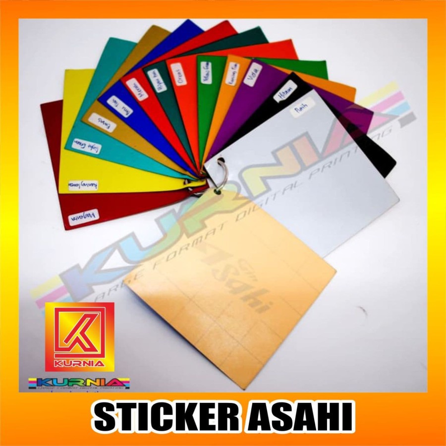 Jual Katalog Warna Stiker Asahi / Stiker Reflective | Shopee Indonesia