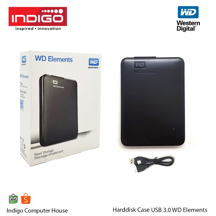 Jual HDD CASE WD USB 3.0 / HDD external Case enclosure 2.5" | Shopee ...
