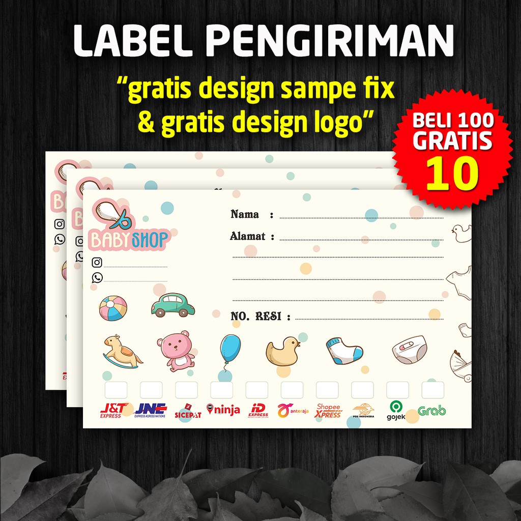Jual STICKER LABEL PENGIRIMAN | Shopee Indonesia