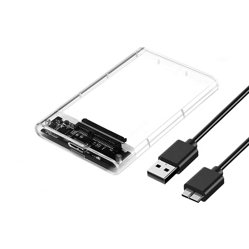 Jual HDD SSD Enclosure / Casing Harddisk 2.5" Transparant USB 3.0 / SATA 3 | Shopee Indonesia