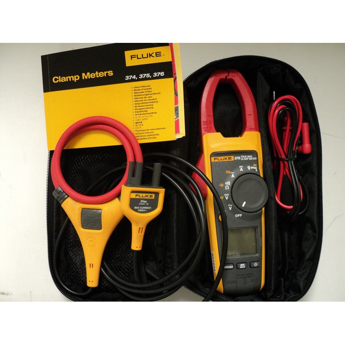 Jual Digital clamp meter FLUKE 376 TRUE RMS AC/DC WITH IFLEX | Shopee Indonesia