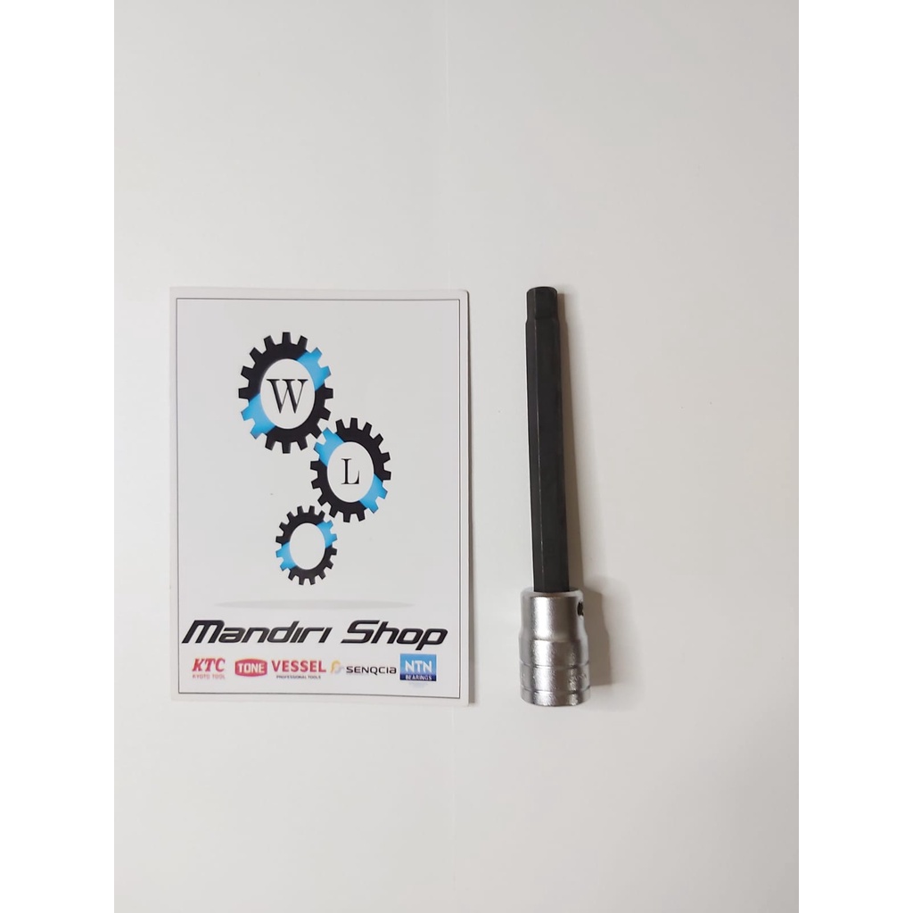 Jual KUNCI SHOCK L PANJANG /LONG HEX BIT SOCKET SQ 1/2 KTC ORIGINAL JAPAN CODE- BT4-L | Shopee ...