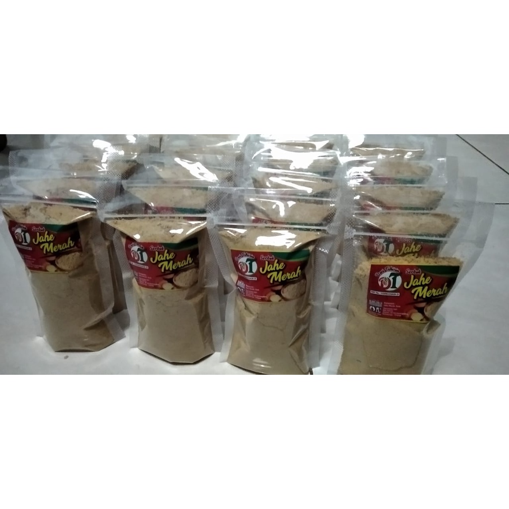 Jual bubuk jahe Merah Gula Jawa 200 gr/ minuman seduh asli jahe merah ...