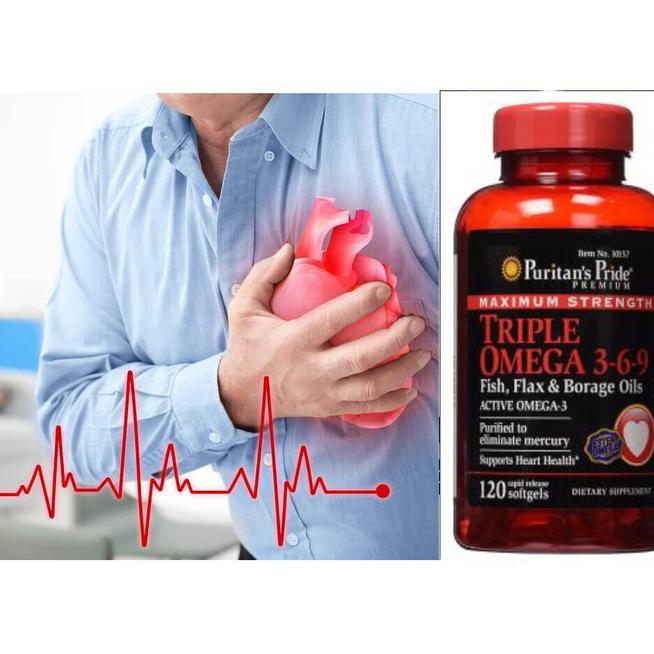Jual E6F3 Puritan Triple Max Omega 3 6 9 Strength (120Softgel) Usa Nwxj ...