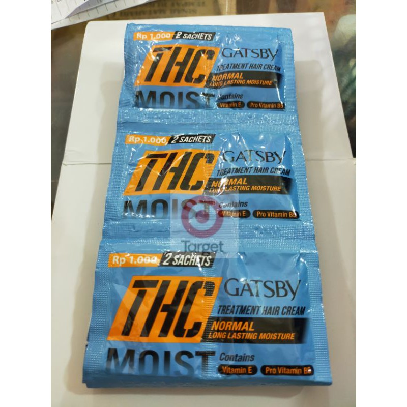 Jual Gatsby THC / Treatment Hair Cream Sachet (Isi 12) | Shopee Indonesia