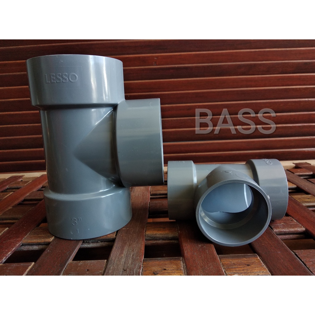 Jual Tee PVC Lesso D 3" inch Tee Sok Equal Tee Fitting Sambungan Pipa PVC | Shopee Indonesia