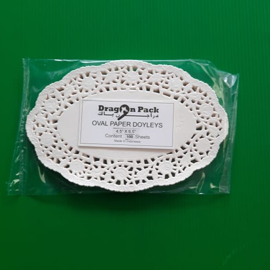Jual Kertas Paper Doyleys / Doilies Oval 4.5"x6.5" (100 pcs) | Shopee ...