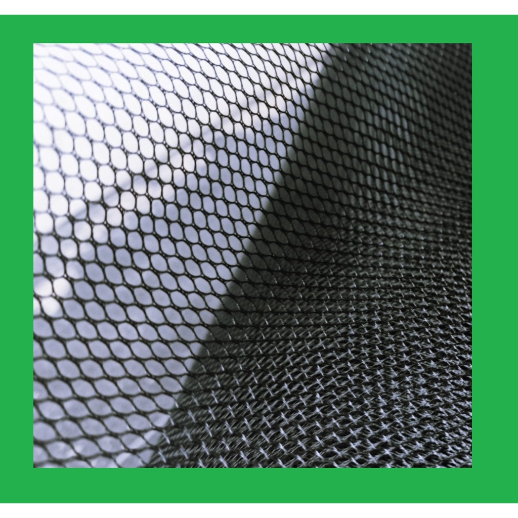 Jual Jual per meter Kain Salon Jala hitam untuk Salon speaker | Shopee ...