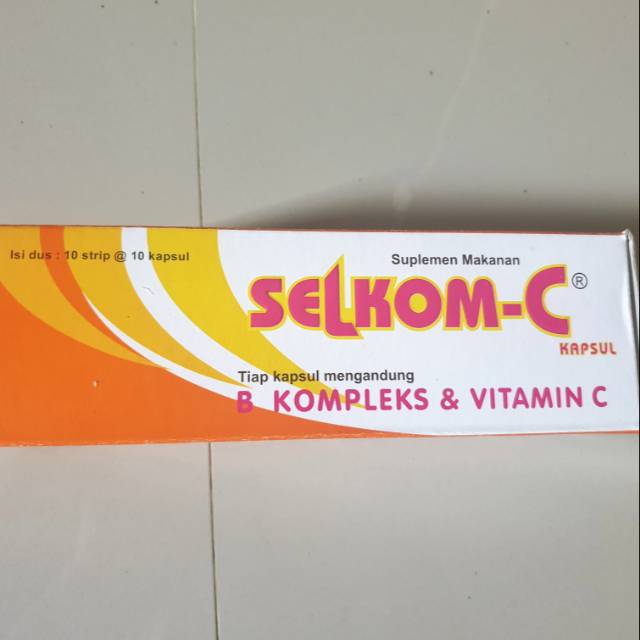 Jual SELKOM C B KOMPLEKS & VITAMIN C SUPLEMEN vitalong c ester c ...