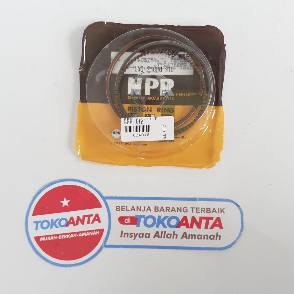 Jual Ring Per Seher Seker Piston Motor Satria F FU 150 Oversize STD 050 ...