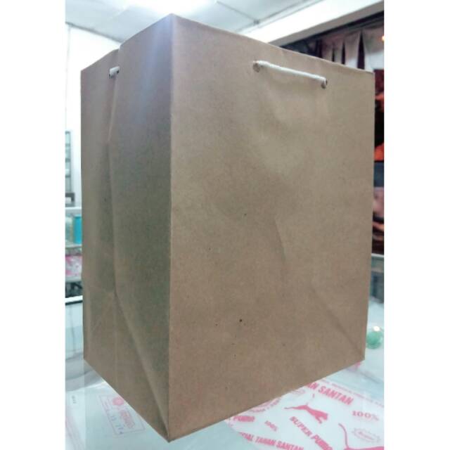 Jual Paper Bag Tas Kertas Polos R5 22x18 | Shopee Indonesia