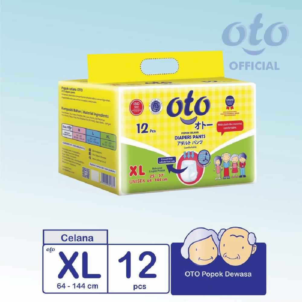 Jual celana - pants, popok, popok dewasa, RAK - OTO Diapers PANTS Lampin Popok Dewasa model ...