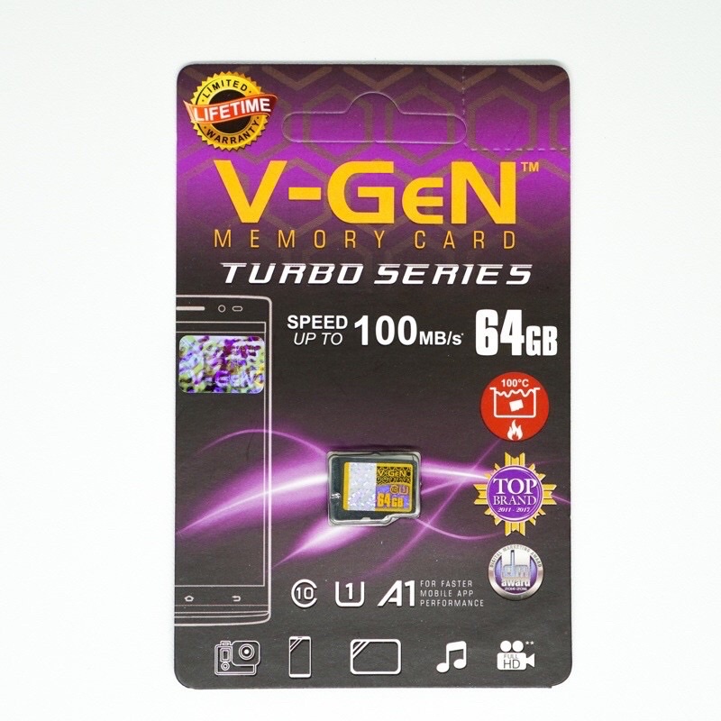 Jual MEMORY CARD VGEN MICRO SD CARD 4GB 8GB 16GB 32GB 64GB 128GB CLASS ...